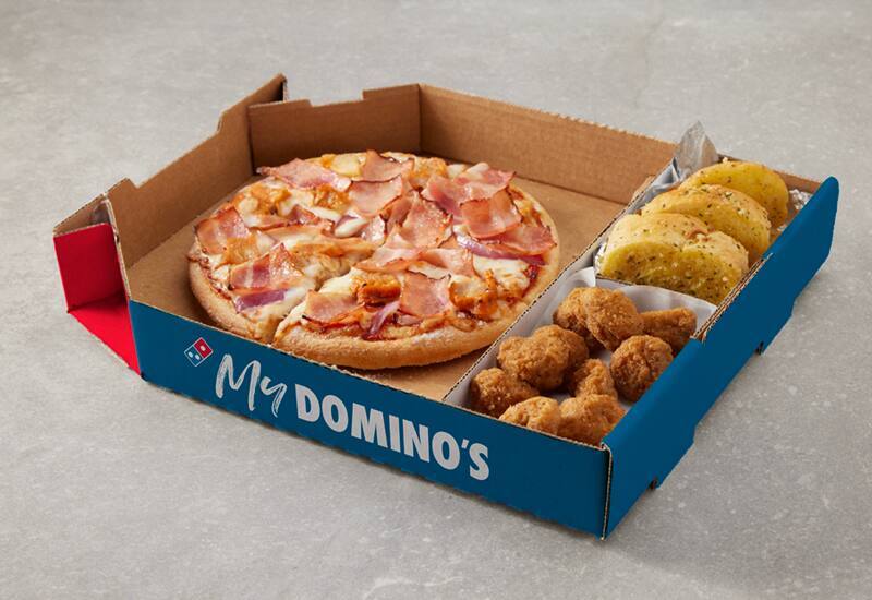 Mini BBQ Chicken & Rasher Bacon - Domino's Pizza